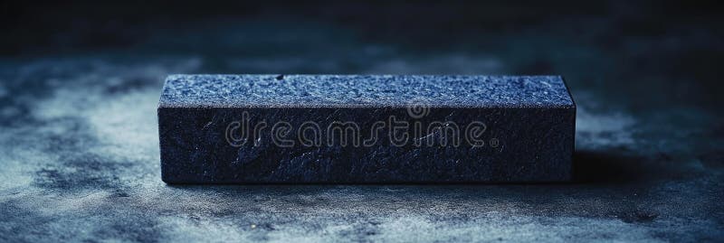 Dark Blue Stone Block Product Display Stock Illustration - Illustration ...