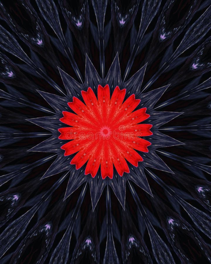 Dark Blue and Red Colourful Illustration Texture Background Stock Image ...