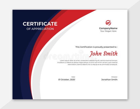 Certification Letterhead Template Stock Illustrations – 28 ...