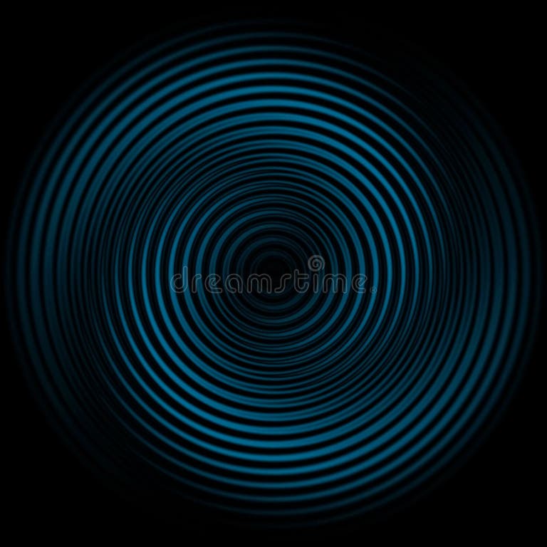 Dark Blue Ripple Seamless Background Stock Illustration - Illustration ...