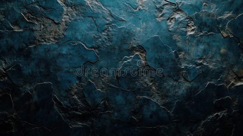 Dark Blue Rock Surface Forming an Intriguing Textured Background Stock ...