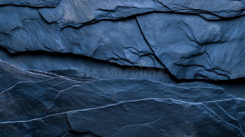 Dark Blue Rock Texture Background with Layered Patterns and Natural ...