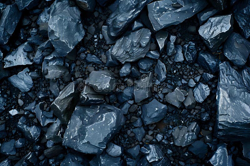 Dark Blue Rocks: a Deep Dive into Textures and Patterns of Jagged Stone ...