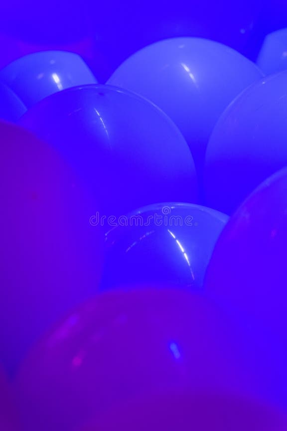 Dark Blue Rubber Balloons Bubbles Close Up Stock Image - Image of soft ...