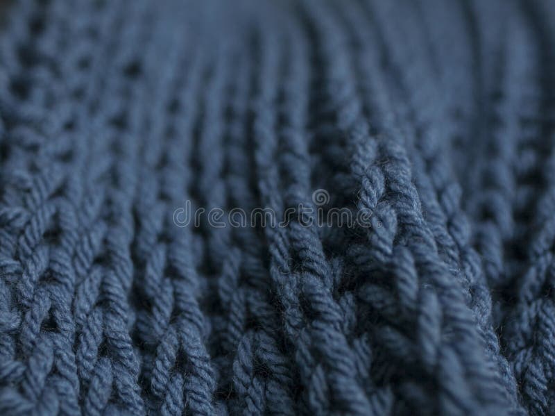 Dark Blue Scarf; the Lines of the Pattern. Stock Image - Image of ...