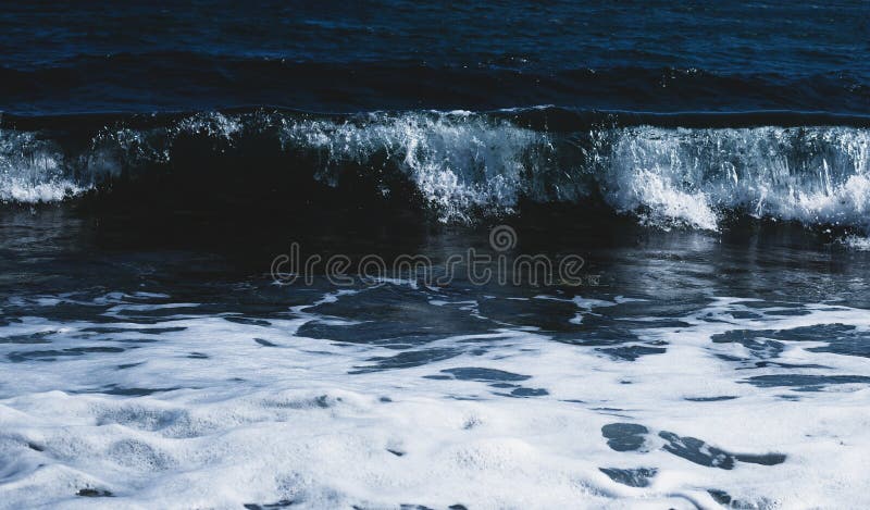 Dark blue sea stock photo. Image of reflection, natural - 219533430