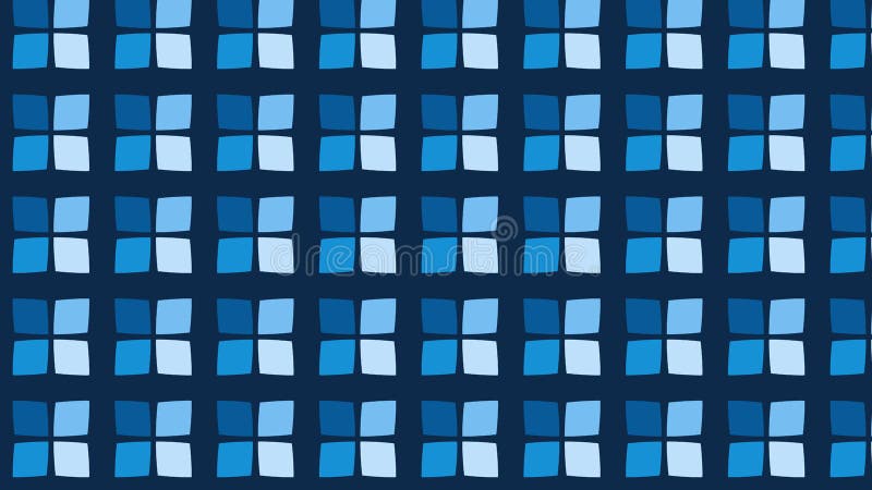 Dark Blue Seamless Geometric Square Pattern Background Stock Vector ...