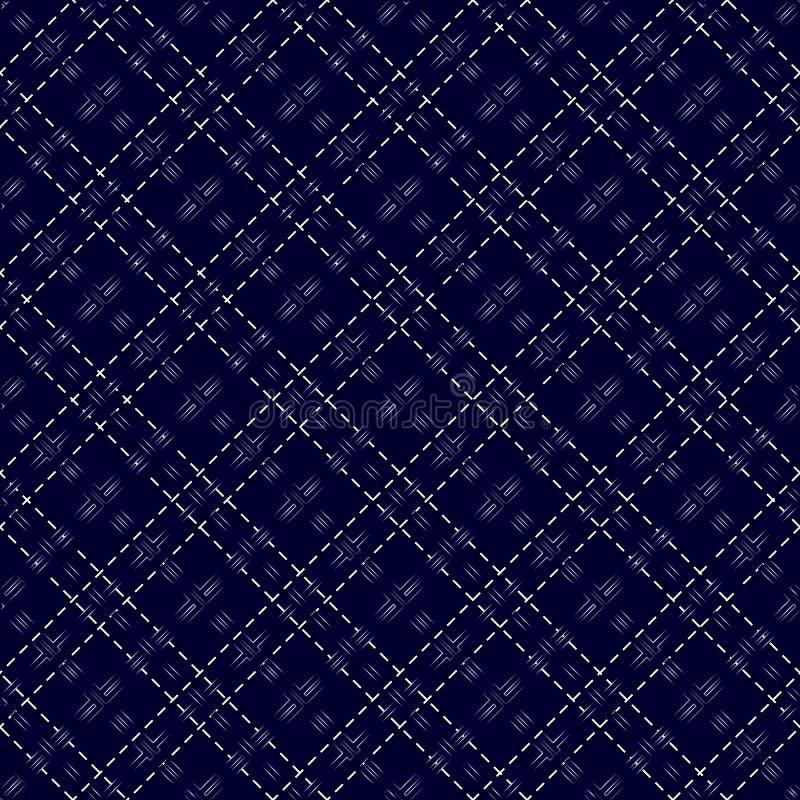Dark Blue Seamless Mesh Pattern Stock Vector - Illustration of artistic ...