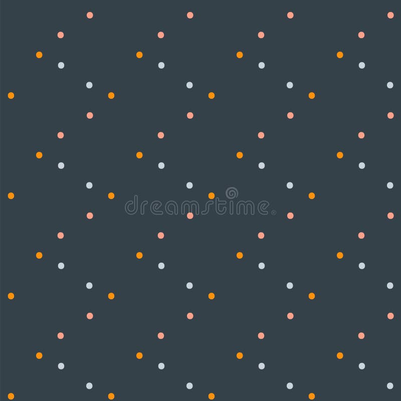 Dark Blue Seamless Repeat Pattern. Small Dots in Different Colours on a ...