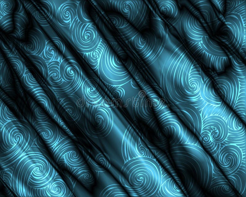 Dark Blue Silky Swirly Luxury Background Stock Vector - Illustration of ...