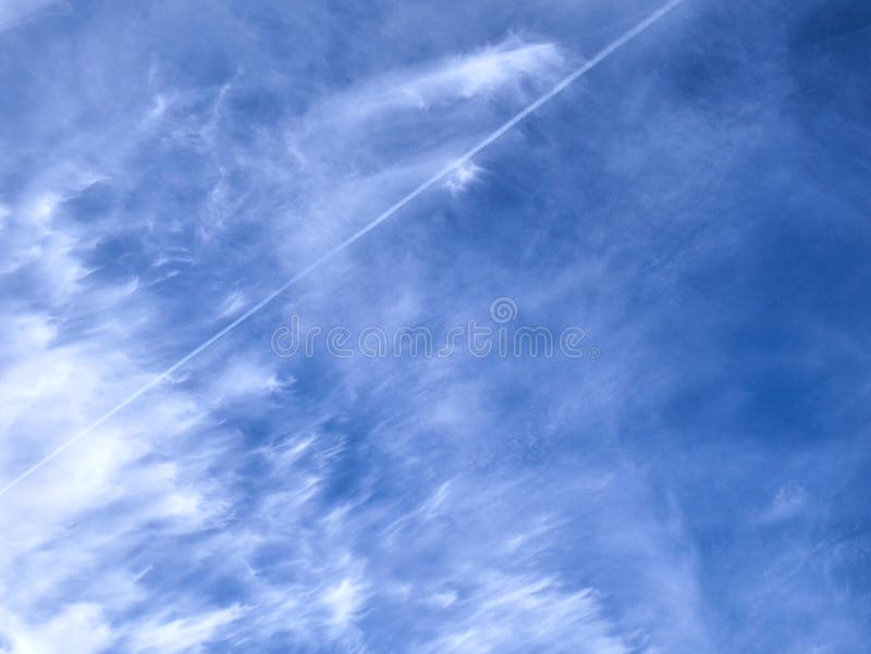 Dark Blue Sky with Clean White Clouds Perfect for Website Banners, and ...