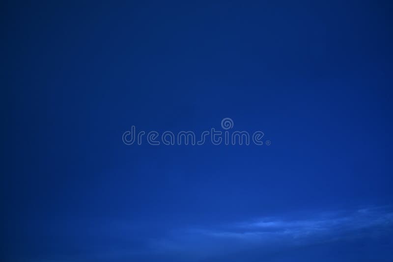 Dark Blue Sky Dramatic Night Time View Stock Photo - Image of clouds ...