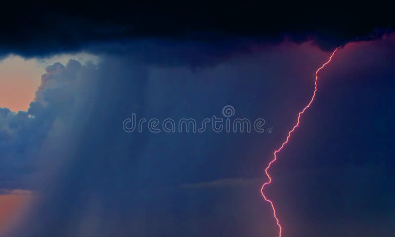 Dark Blue Sky with Some Clouds Surface Abstract Flow Color Thunder ...