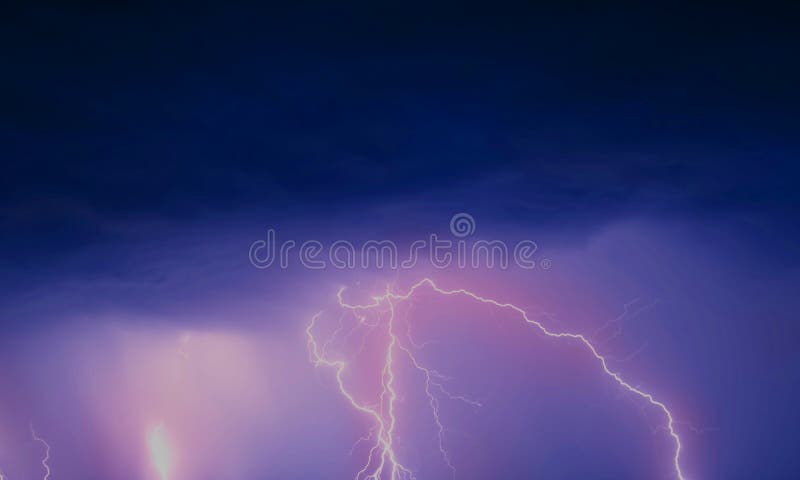 Dark Blue Sky with Some Clouds Surface Abstract Flow Color Thunder ...