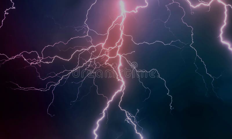Dark Blue Sky with Some Clouds Surface Abstract Flow Color Thunder ...