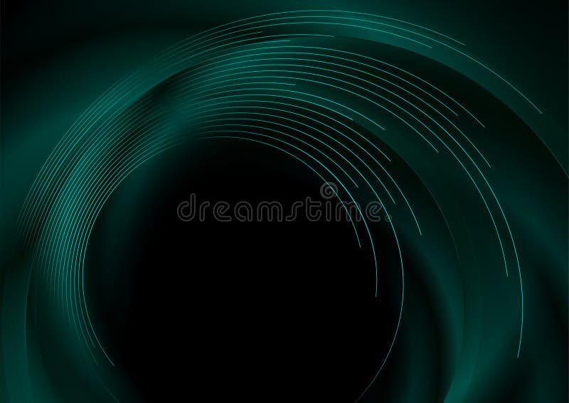 Dark Blue Smooth Abstract Background with Circular Lines Stock ...
