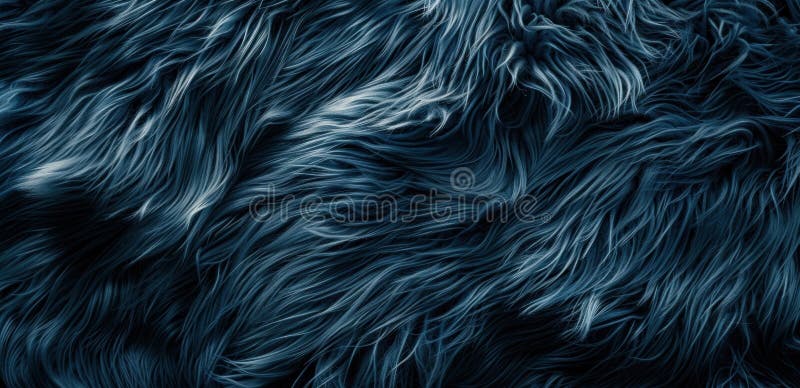 Dark Blue Soft Furry Texture with Flowing Wavy Patterns Stock Photo ...
