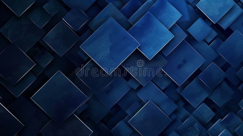 Dark Blue Squares Design for Business Presentation Background ...