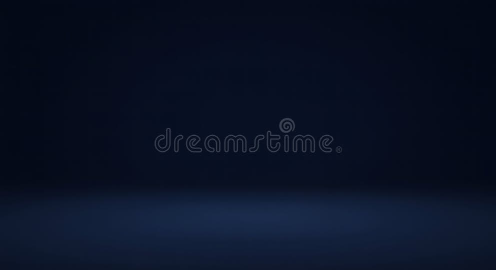 Dark Blue Stage with Spotlight, Empty Space, Dramatic Lighting ...