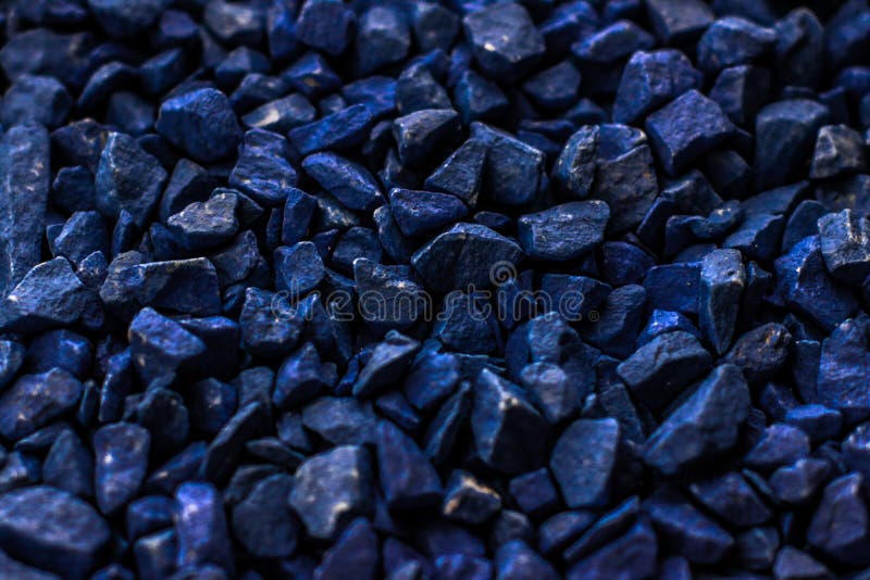Dark Blue Stone Pebbles As Abstract Background Texture, Landscape ...