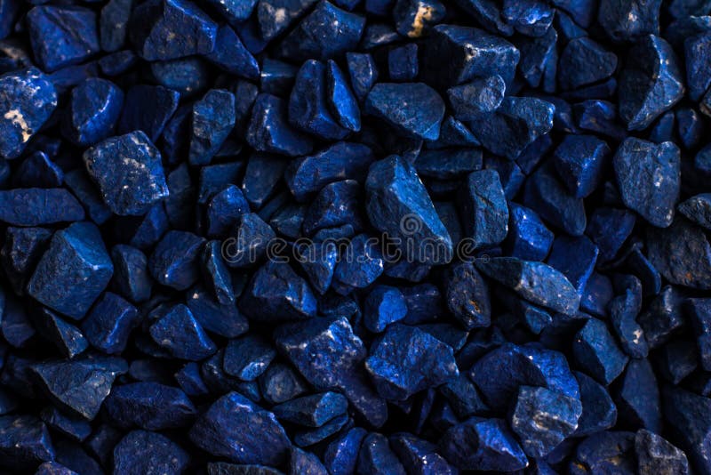 Dark Blue Stone Pebbles As Abstract Background Texture, Landscape ...