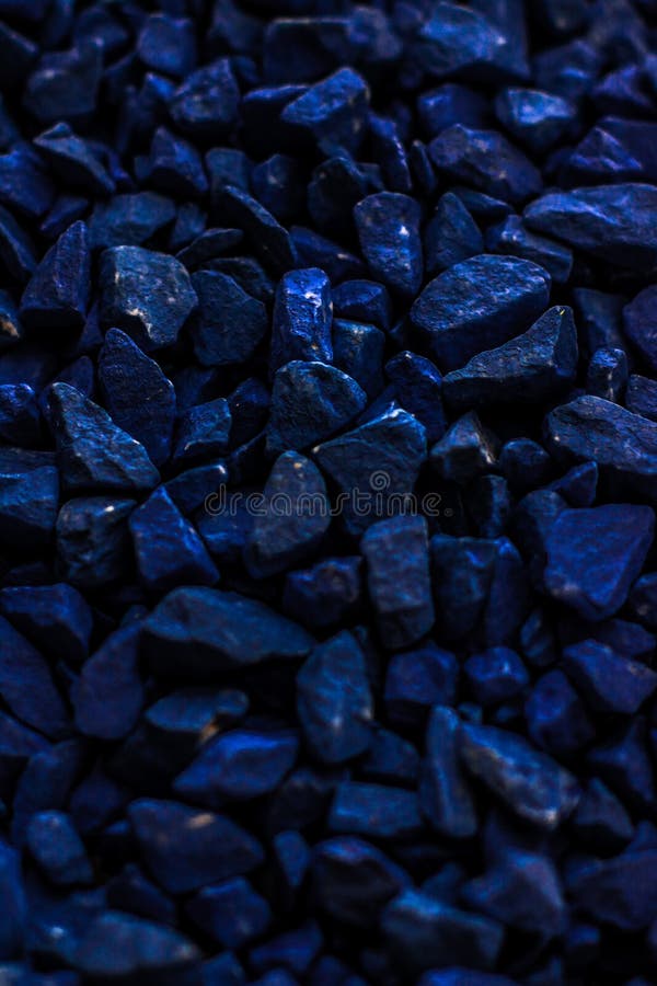 Dark Blue Stone Pebbles As Abstract Background Texture, Landscape ...