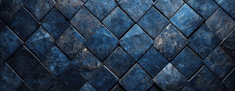Dark Blue Stone Tile Texture Background Stock Illustration ...