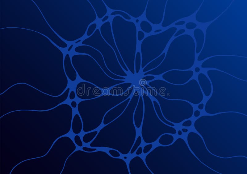 Dark Blue Stream Gradient Background with Fluid Grid Elements ...
