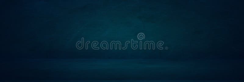 Dark Blue Studio Room Background Stock Image - Image of design ...