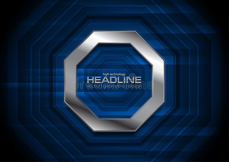 Blue Octagon Logo