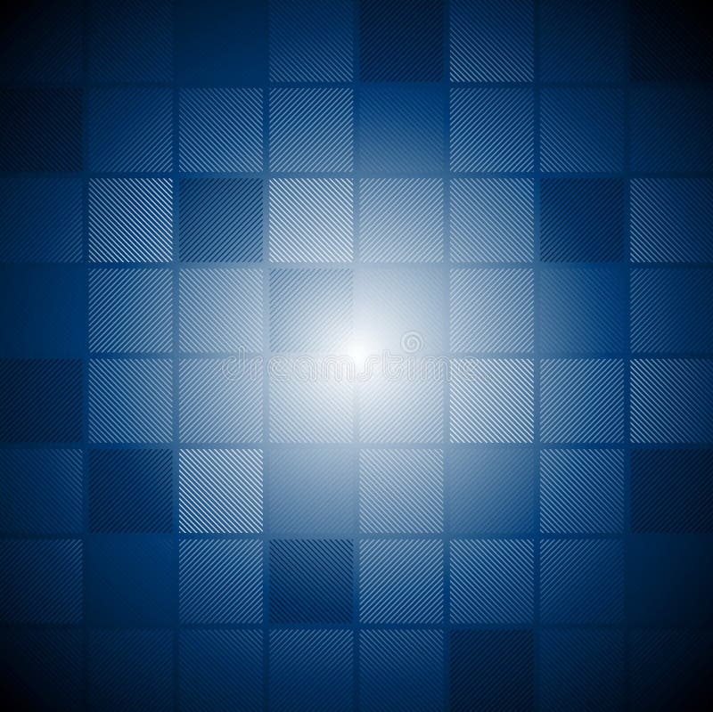 Dark Blue Technology Template Stock Vector - Illustration of hitech ...