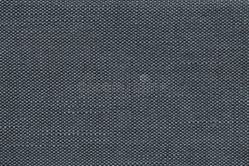 Dark Blue Textile Background with Checkered Pattern, Closeup. Structure ...