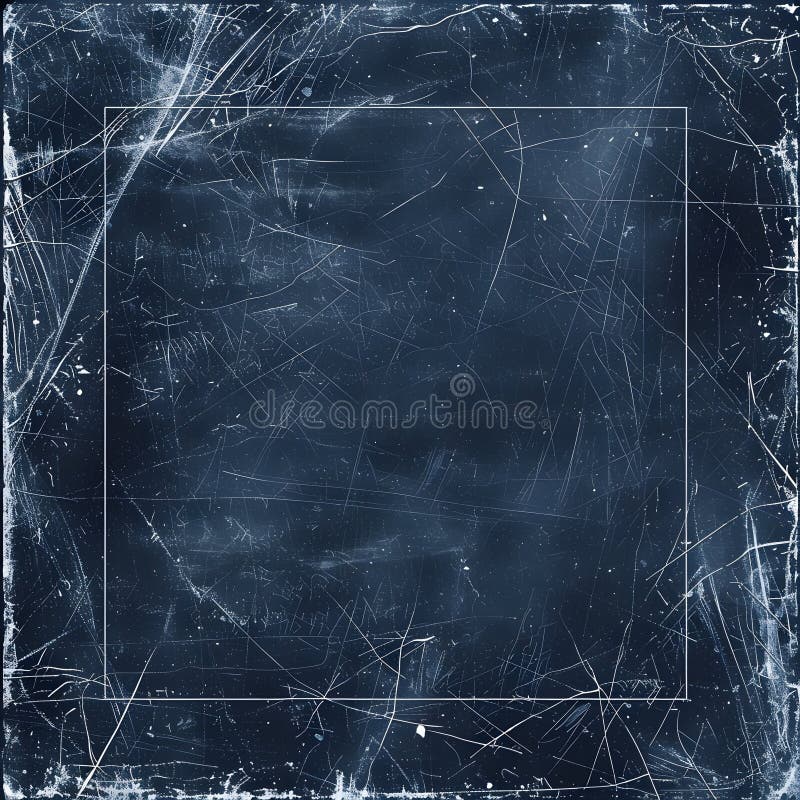 Vintage Scratched Blue Texture Background Stock Illustration ...