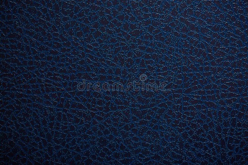 Dark Blue Textured Leather Background. Abstract Leather Texture Stock ...