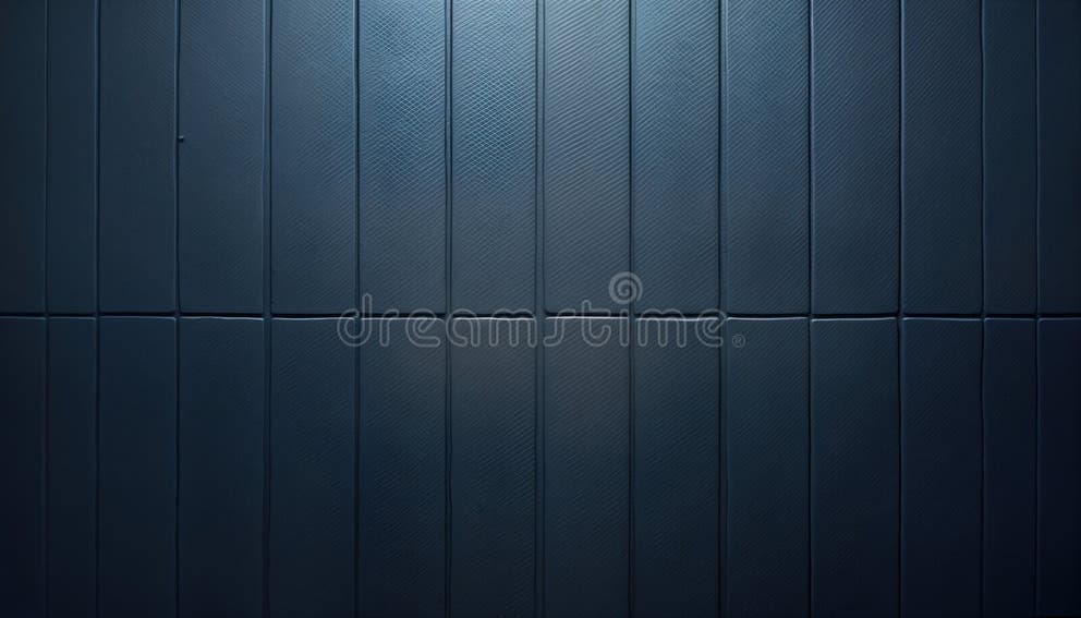 Dark Blue Tile Texture Creates Modern Interior Wall Decor. Geometric ...