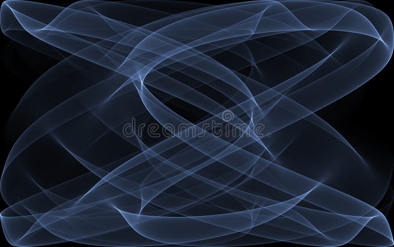 Dark Blue Transparent Wave Abstract Background Stock Illustration ...