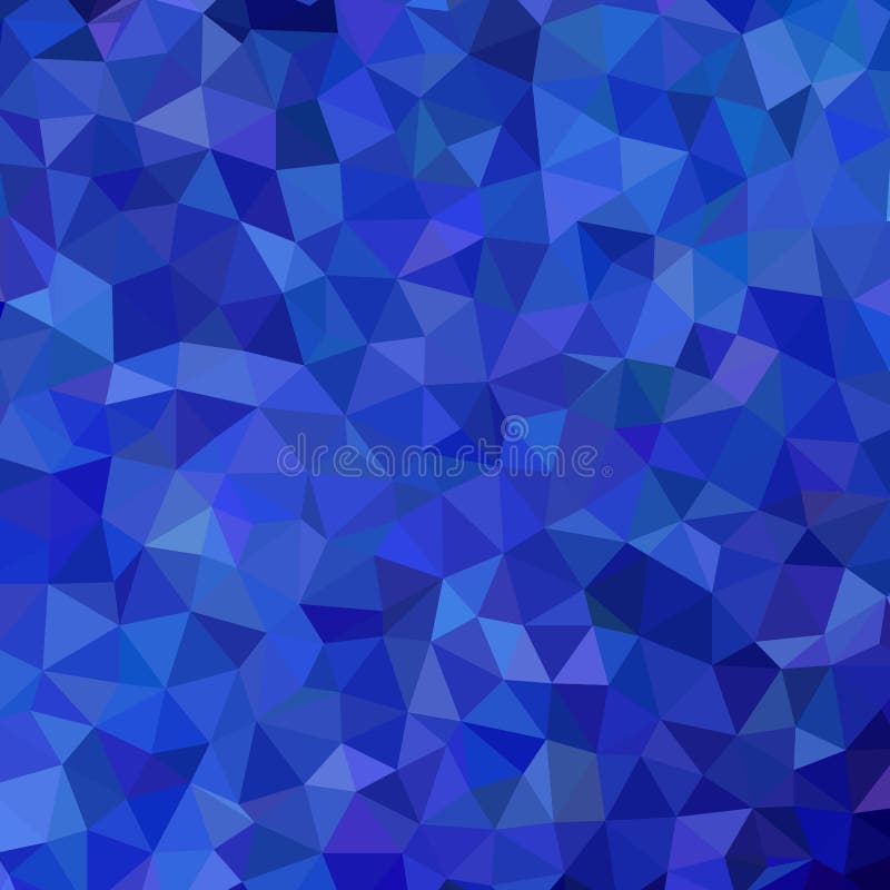 Dark Blue Triangle Background. Geometric Pattern. Polygonal Style ...