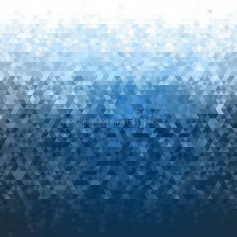 Dark Blue Triangle Background. Polygonal Style. Eps 10 Stock Vector ...