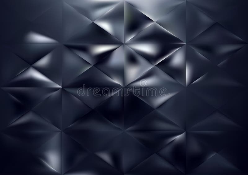 Dark Blue Triangle Pattern Background Vector Art Stock Vector ...