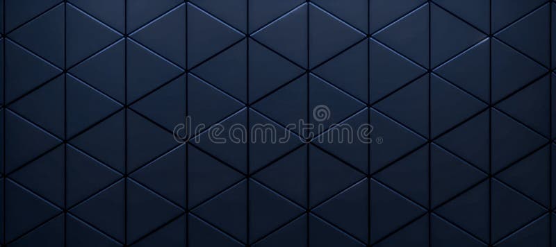 Dark Blue Triangular Abstract Background. Geometric Dark Pattern ...