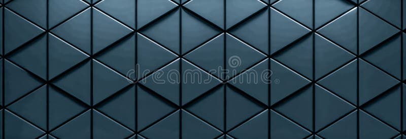 Dark Blue Triangular Abstract Background. Geometric Dark Pattern ...