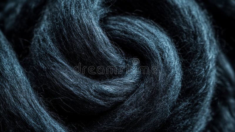 Dark Blue Twisted Yarn Texture Stock Illustration - Illustration of ...