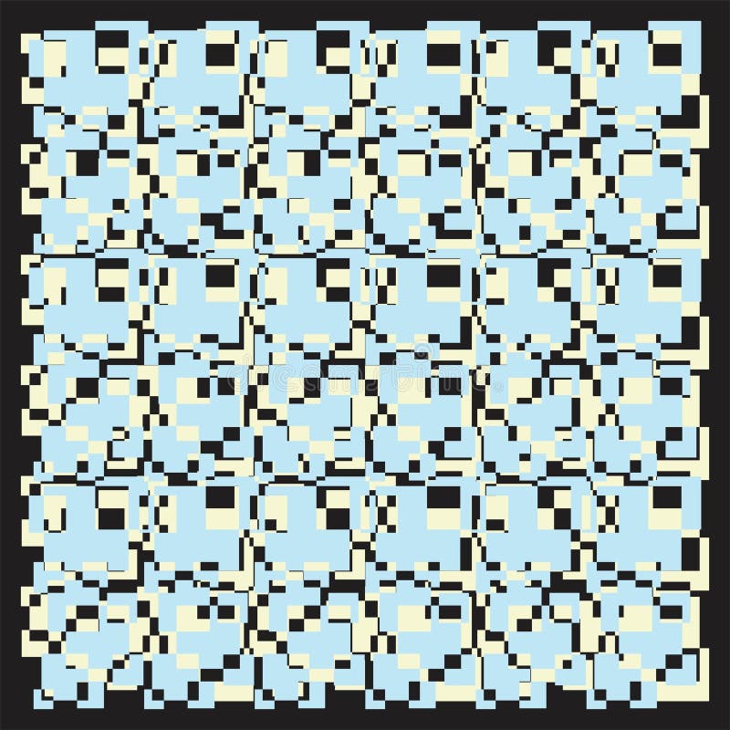 Dark BLUE Vector Pattern in Square Style. Cdr X6 Stock Vector ...