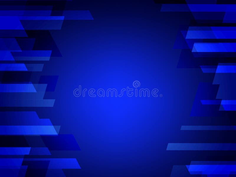 Dark BLUE Vector Polygonal Illustration, Which Consist of Rectangles ...