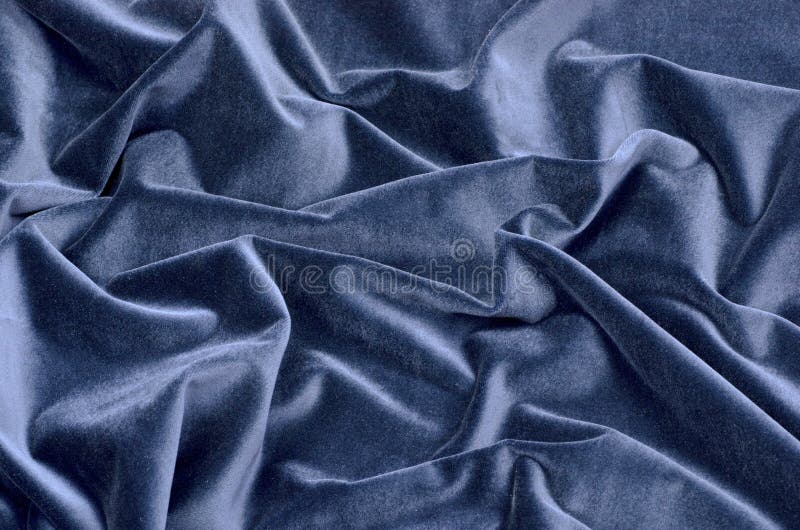 The Dark Blue Velvet Background Stock Image - Image of texture, luxury ...