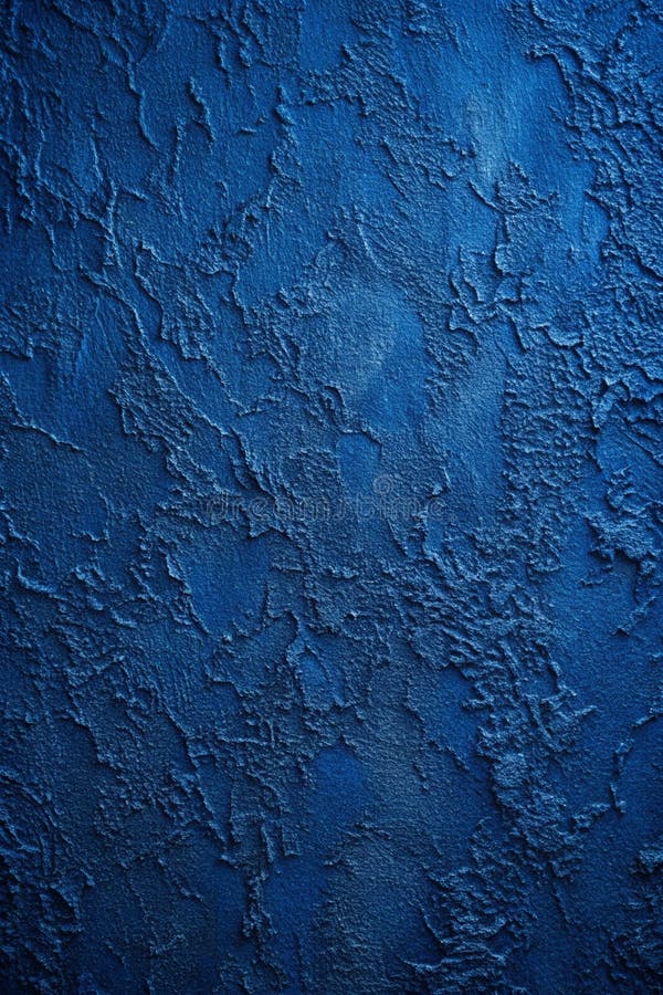 Dark Blue Venetian Decorative Plaster Wall Background Stock ...