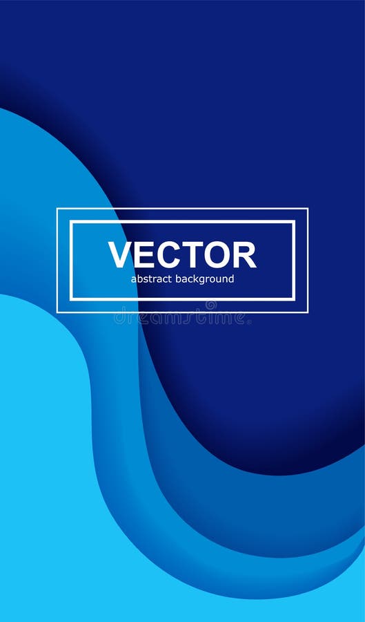 Dark Blue Vertical Abstract Design Template Backdrop. Stock ...