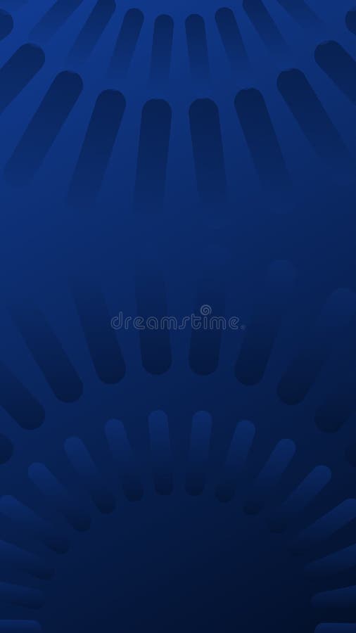 Dark Blue Vertical Background with Circular Geometric Objects. Minimal ...