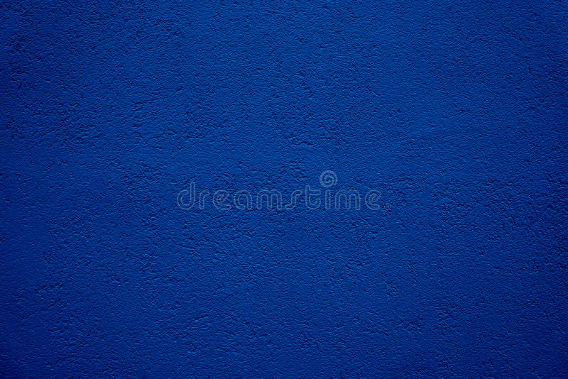 Dark Blue Wall Background. Grain Stucco Plaster Wall from a House ...