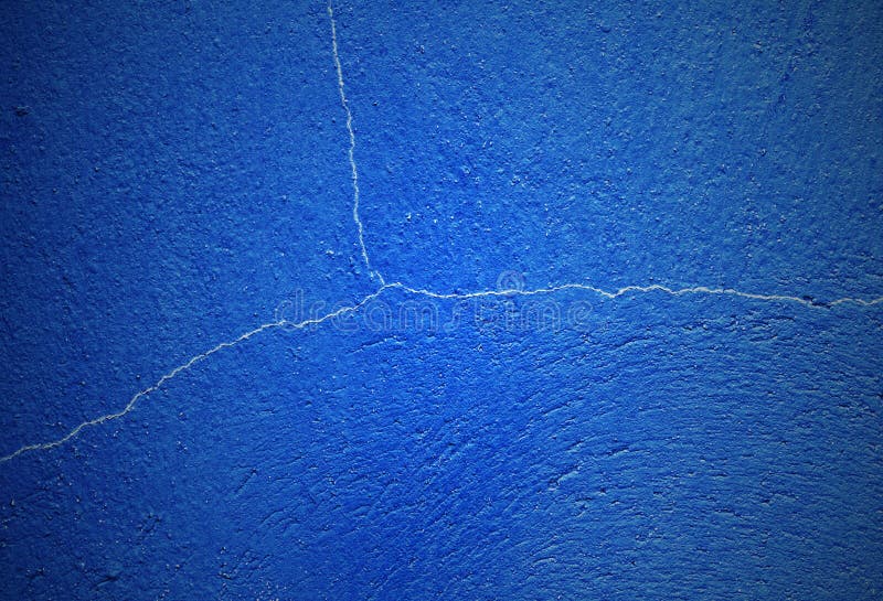 Dark Blue Wall Crack Background Stock Image - Image of break, cracks ...